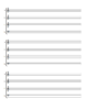 Partituras/pentagramas en blanco y en PDF para imprimir. Descarga ...