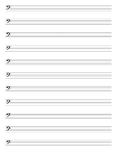 Partituras/pentagramas en blanco y en PDF para imprimir. Descarga ...